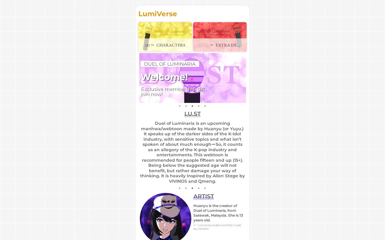 𓌖🎤︎︎ー DUEL OF LUMINARIA